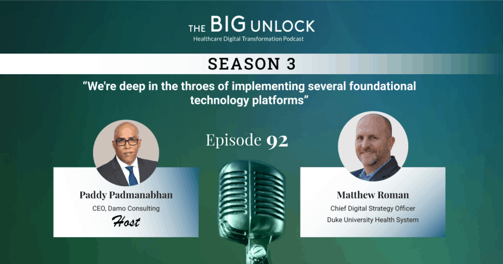 Matthew Roman: We’re deep in the throes of implementing several ...